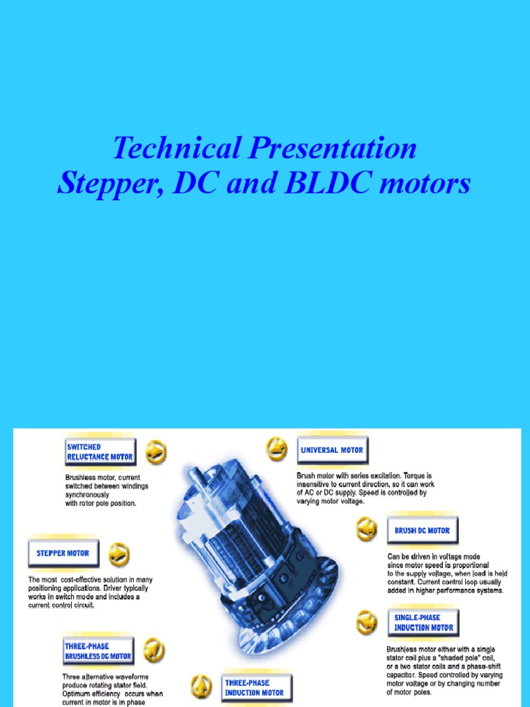 Motors - Stepper, BLDC, DCR | PDF | Electric Motor | Machines