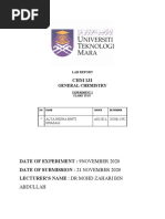 Charles Law Experiment Lab Report | PDF | Temperature | Gases