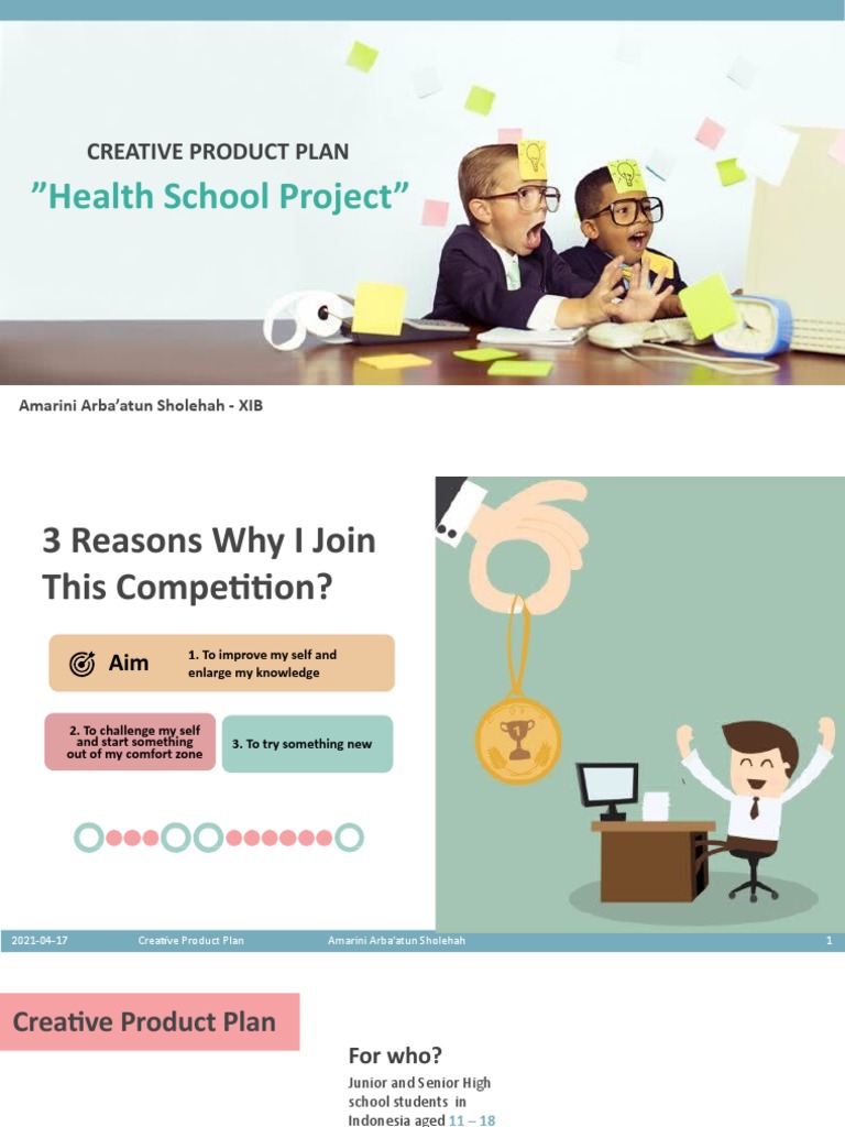 "Health School Project": Creative Product Plan | PDF | Mental Health ...