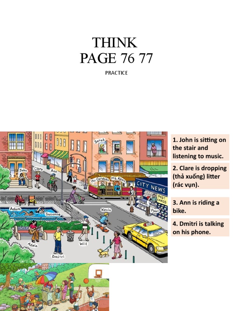Activities and Actions in Various Scenes | PDF | Clothing