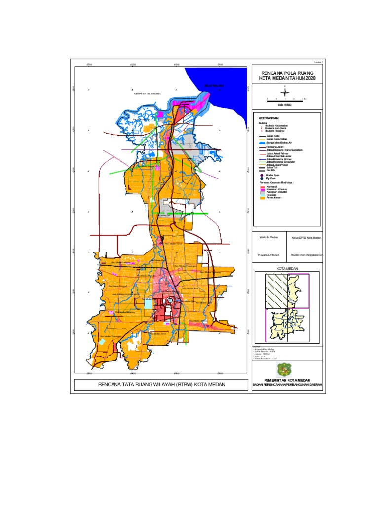 Gambar Pola Ruang Kota Medan | PDF