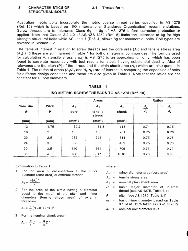 Structural Bolts Catalogue | PDF | Screw | Nut (Hardware)