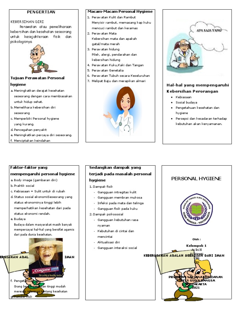 Leaflet Personal Hygiene Pdf