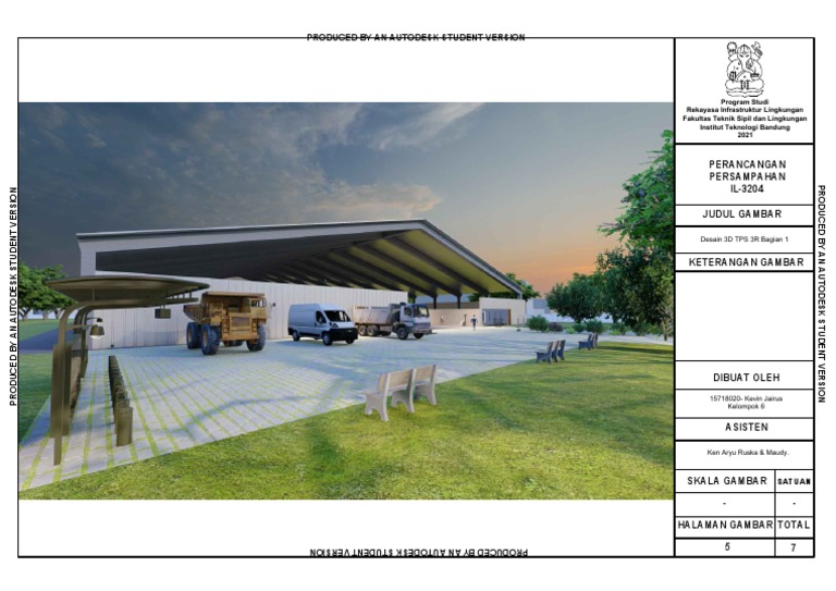 Desain 3D TPS 3R Bagian 1 | PDF