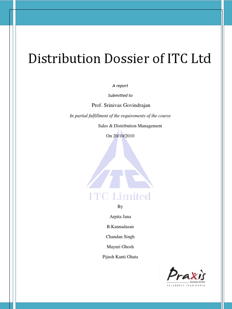Sales and Distribution Channel of ITC Cigarettes | PDF | Tobacco | Retail
