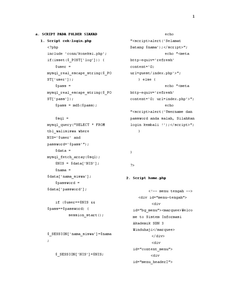 Coding KERJA PRAKTEK | PDF | Computer Programming Tools | Software ...