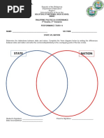 GR 5 Performance Task 1 Quarter 1 | PDF | Philippines