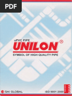 Technical Data Sheet - uPVC Pipe CLASS - 4 | PDF | Polyvinyl Chloride ...
