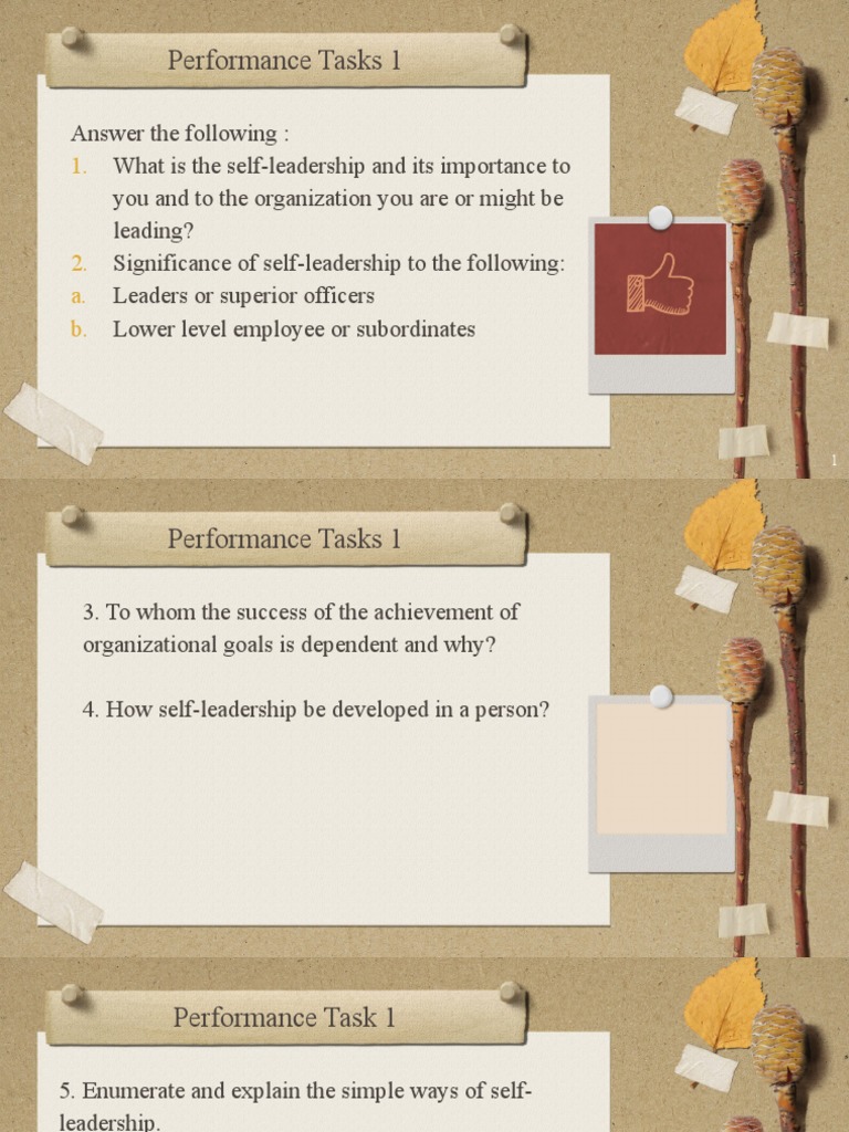 Self-Leadership for Organizational Success | PDF | Self-Improvement