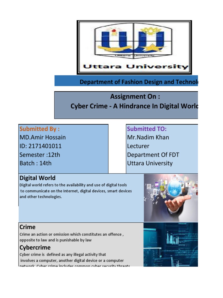 Cyber Crime Assignment | PDF