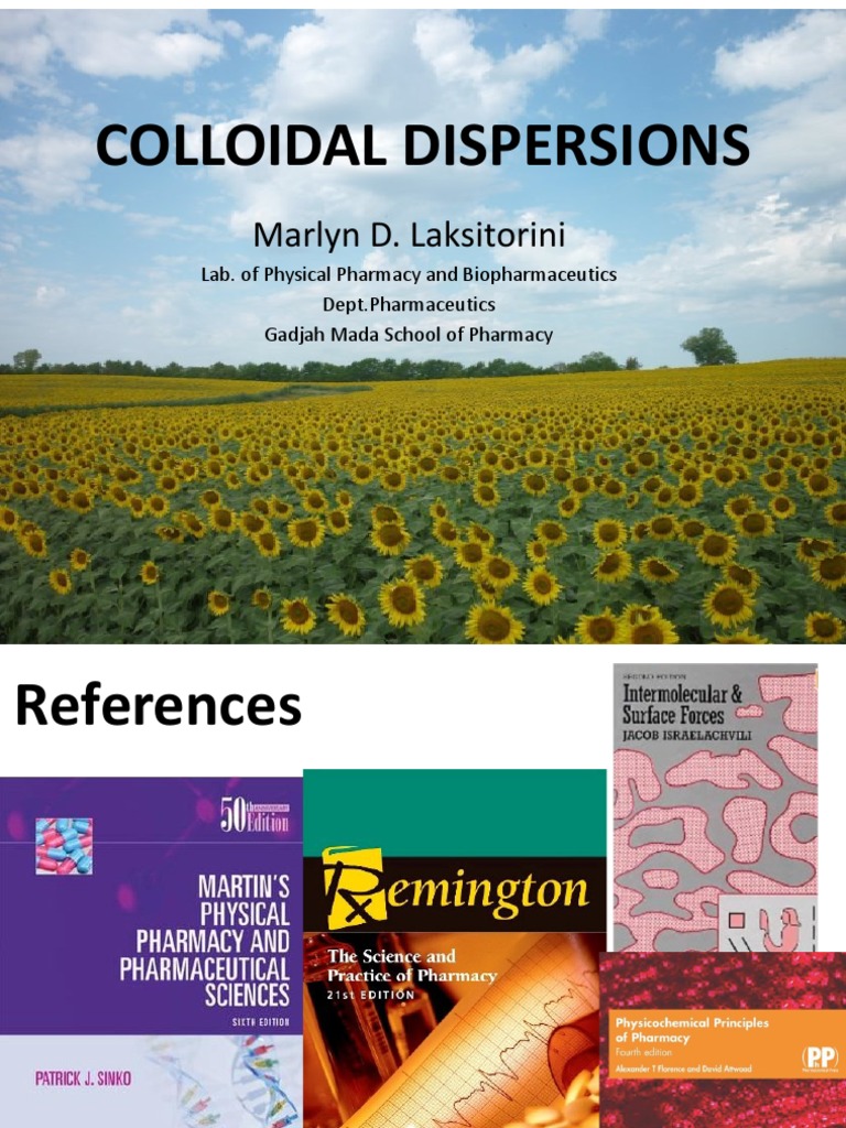 Colloidal Dispersion | PDF | Colloid | Physics