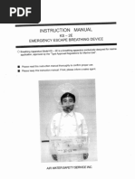 EEBD Donning Instructions TH15 | PDF