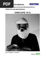 MSA UNIPACK II Breathing Apparatus Manual | PDF | Breathing | Valve