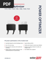 Se Power Optimizer S Series Datasheet | PDF | Photovoltaics | Energy ...