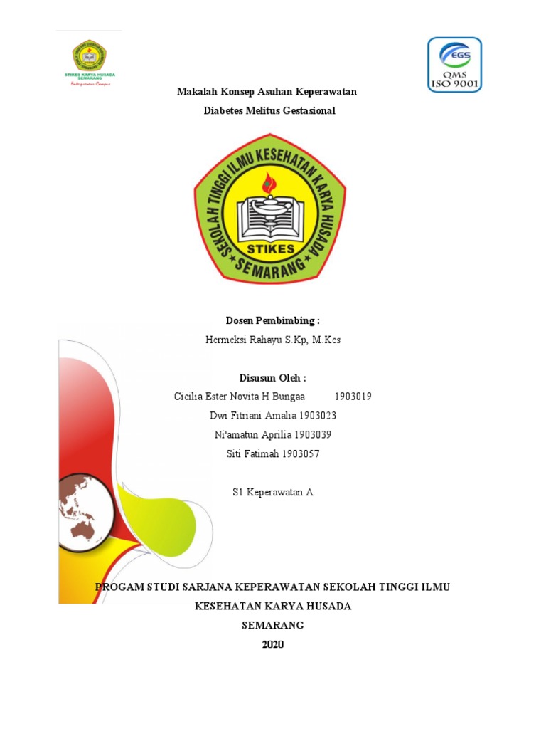 Kel 6 Makalah Askep DM Gestasional | PDF | Pengembangan Diri