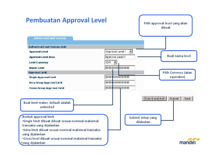 Pembuatan Level Approval dan Limit | PDF