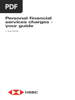 HSBC Fees and Charges Overview | PDF | Cheque | Fee