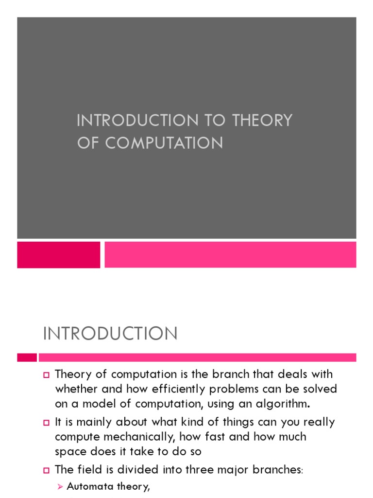 Theory of Computation Basics | PDF | Set (Mathematics) | String (Computer Science)