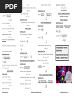 International GCSE Physics - Formula Booklet | PDF | Force | Mass