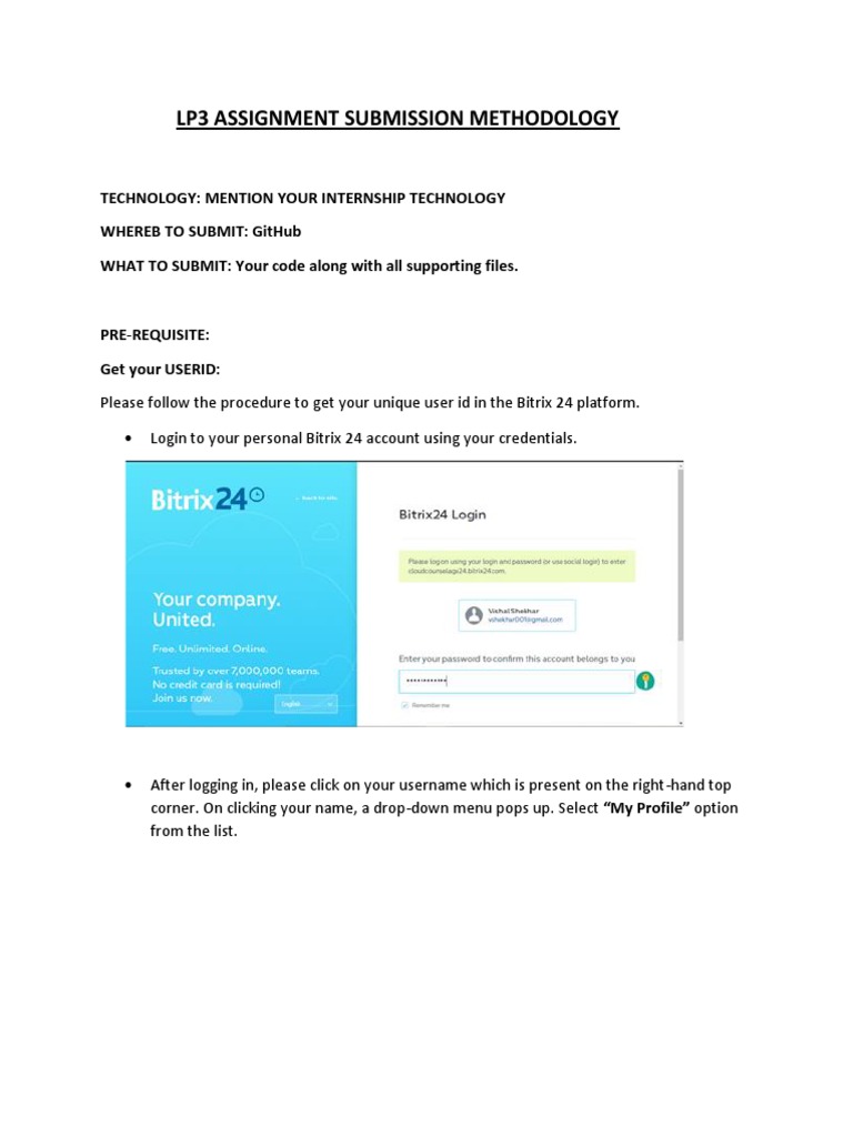 Lp3 Assignment Submission Methodology | PDF | User (Computing) | Computer File