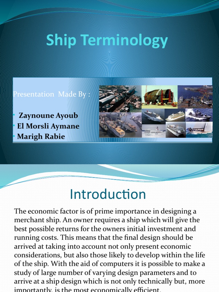 Ship Terminology | PDF | Nature | Ships