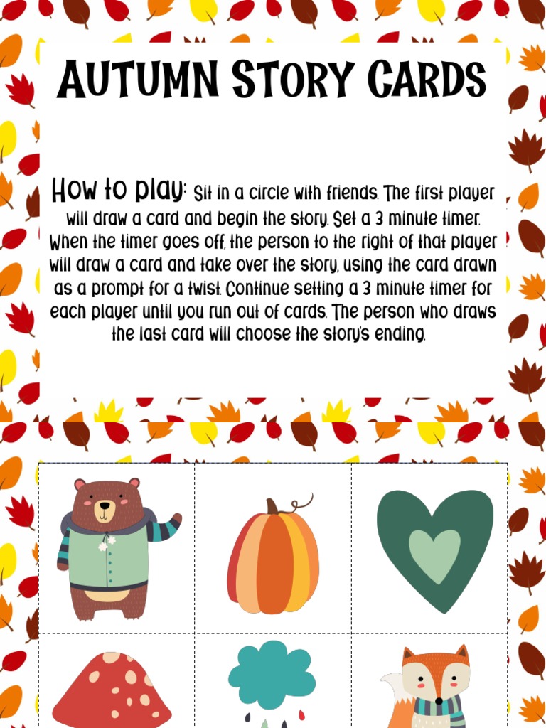 Autumn Story Cards | PDF