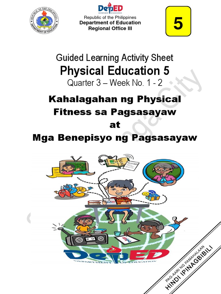 3rd Quarter Grade 5 Pe Learning Activity Sheets Week 1 2 Final | PDF