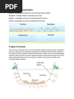 Understanding Traction in Geography | PDF | Sedimentology | Geology