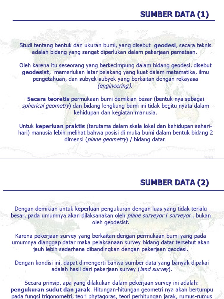 Sumber Data Dan Desain Simbol Peta | PDF