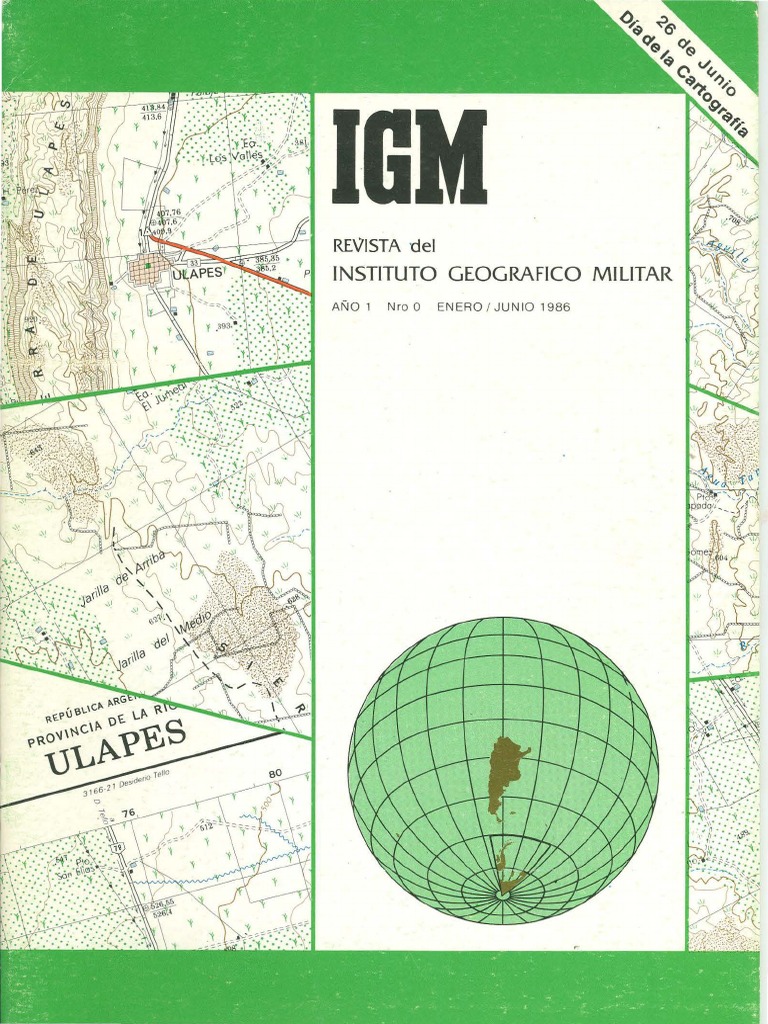 Revista de Cartografía IGM 1986 | PDF | Geodesia | Mapa