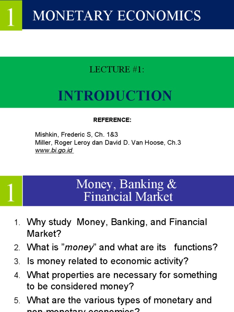 Monetary Economics: Lecture #1 | PDF | Money Supply | Deficit Spending