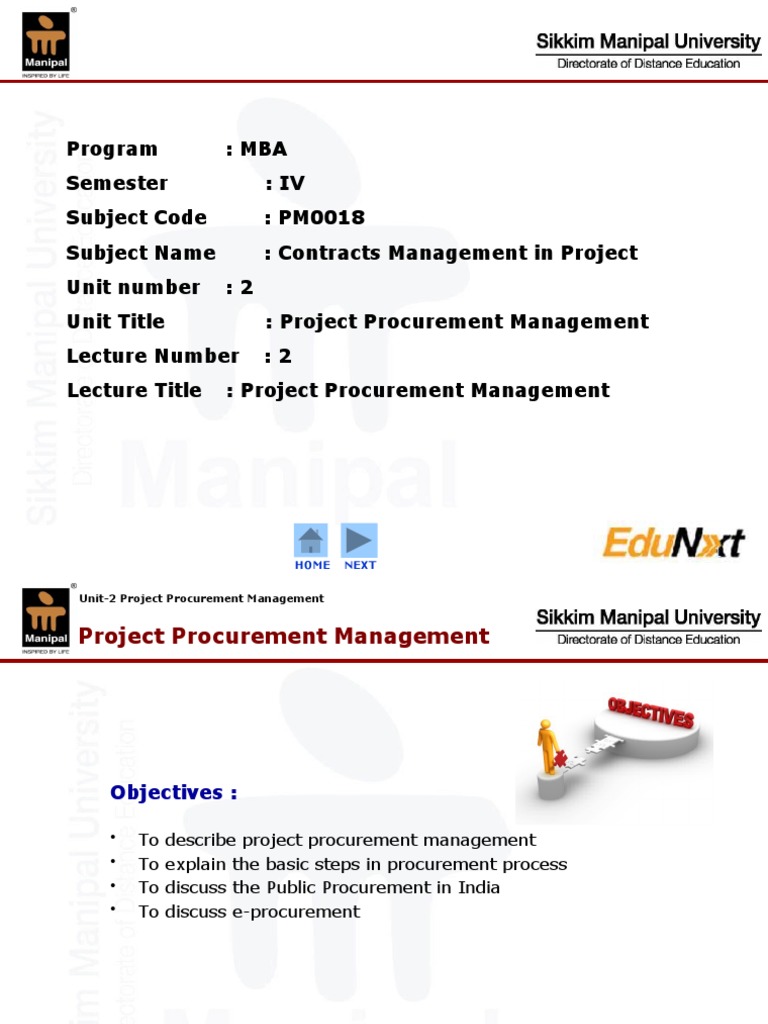 Project Procurement Management - PPT | PDF | Procurement | Accountability