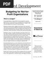 Sample Budget Ngo | PDF | Expense | Budget