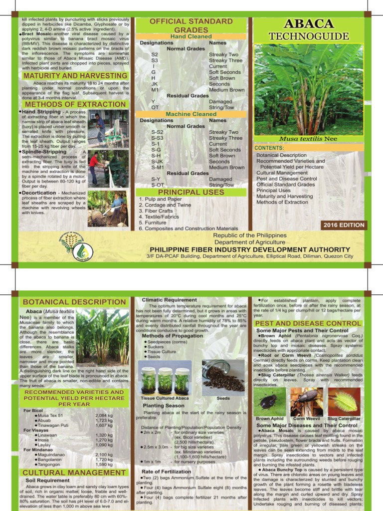 ABACA Technoguide | PDF