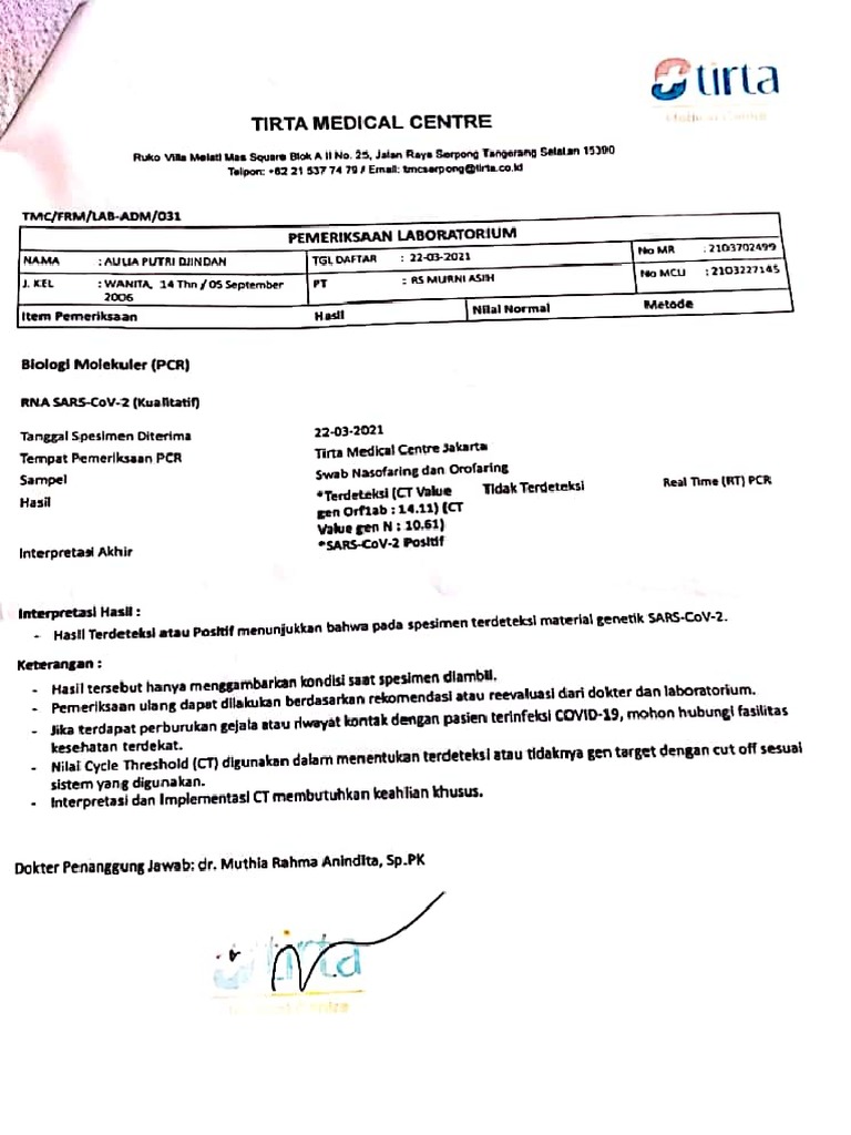PCR Result | PDF