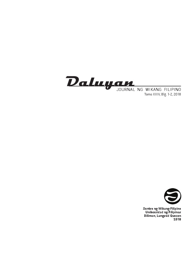 Daluyan XXIV | PDF