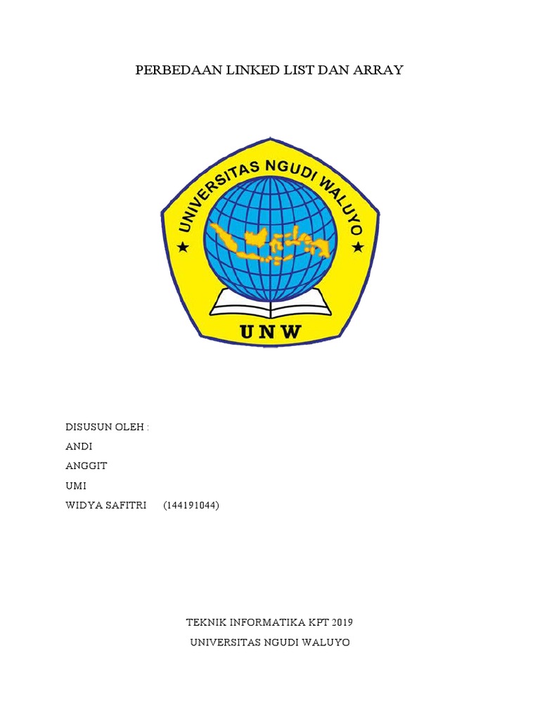 Perbedaan Linked List Dan Array | PDF | Metode & Bahan Ajar | Sains & Matematika