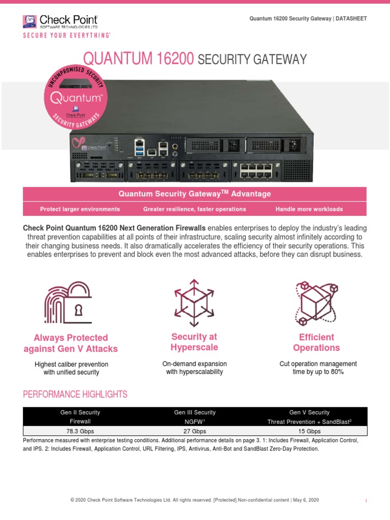 附件06 16200 security gateway datasheet | PDF | Network Protocols ...