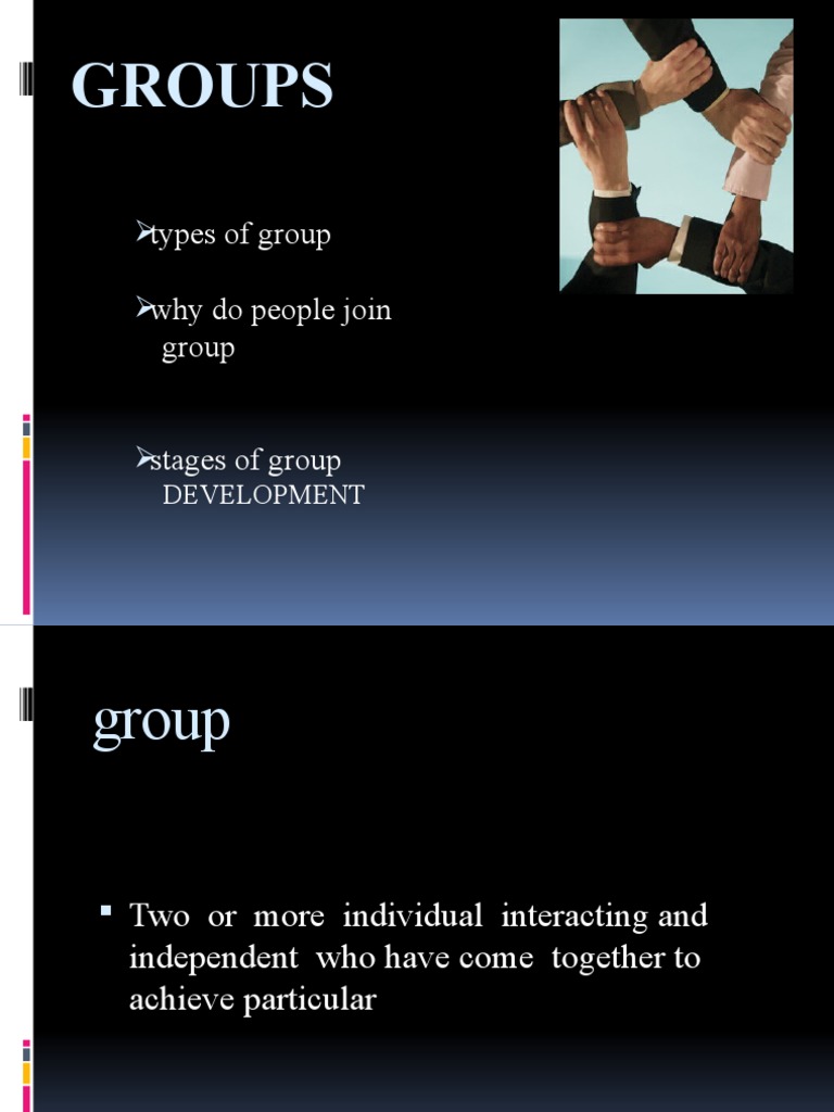 Types and Benefits of Group Dynamics | PDF | Self-Improvement