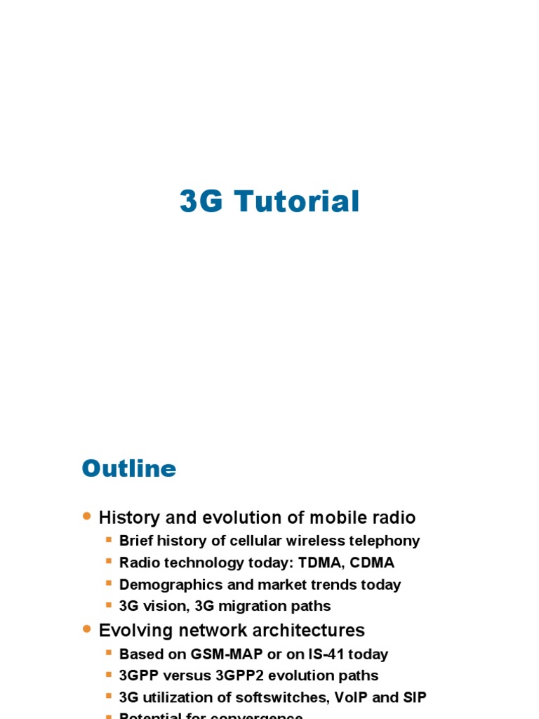 3G Tutorial | PDF