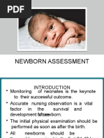 Newborn Assessment Final | PDF | Labia | Infants