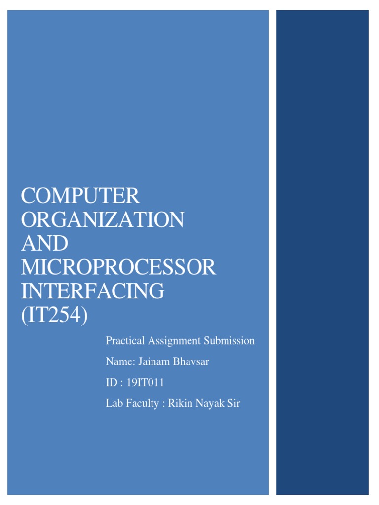 19it011 - It254 Comi | PDF | Information And Communications Technology | Office Equipment