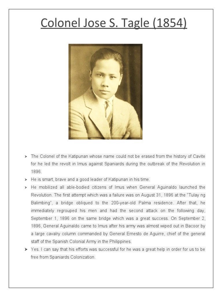 The Heroic Leadership of Colonel Jose S. Tagle and the Successful ...
