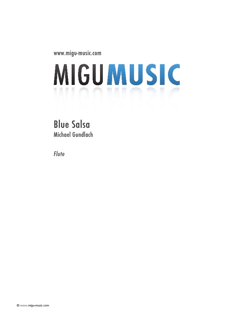 Blue Salsa Flute Preview | PDF