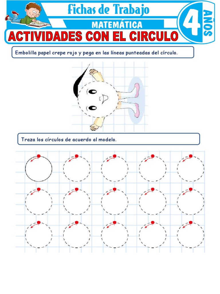 Hojas De Trabajo De Círculos Para Preescolar