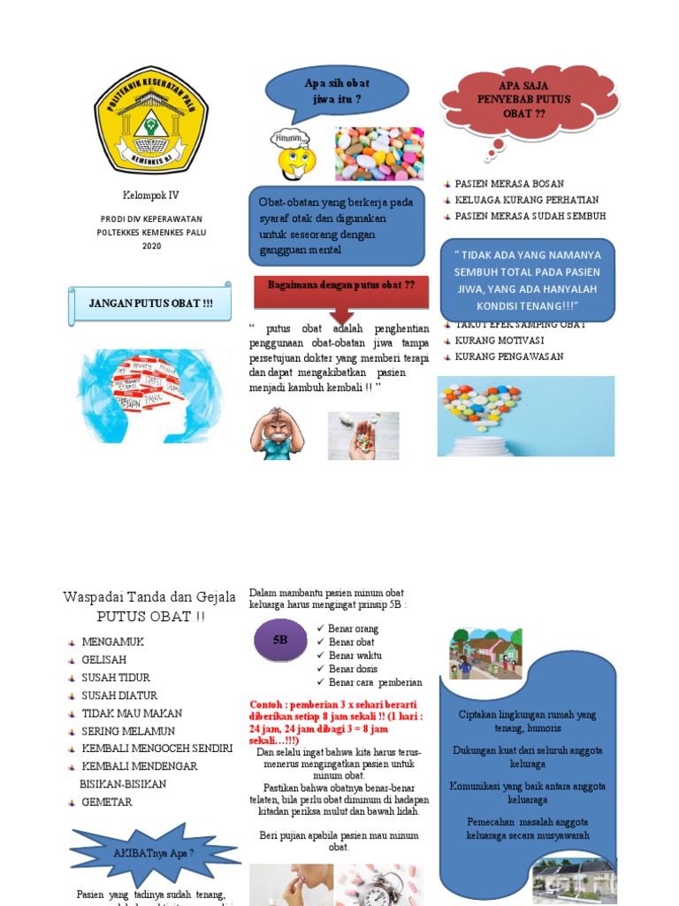 Liflet Penyuluhan Putus Obat | PDF