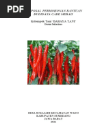 Analisa Perhitungan Tanam Cabe 1 Ha | PDF