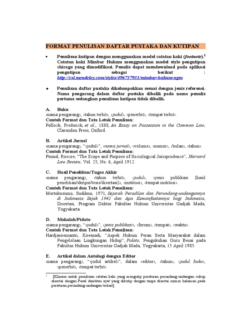 FORMATTING GUIDELINES FOR CITATIONS AND BIBLIOGRAPHIES | PDF