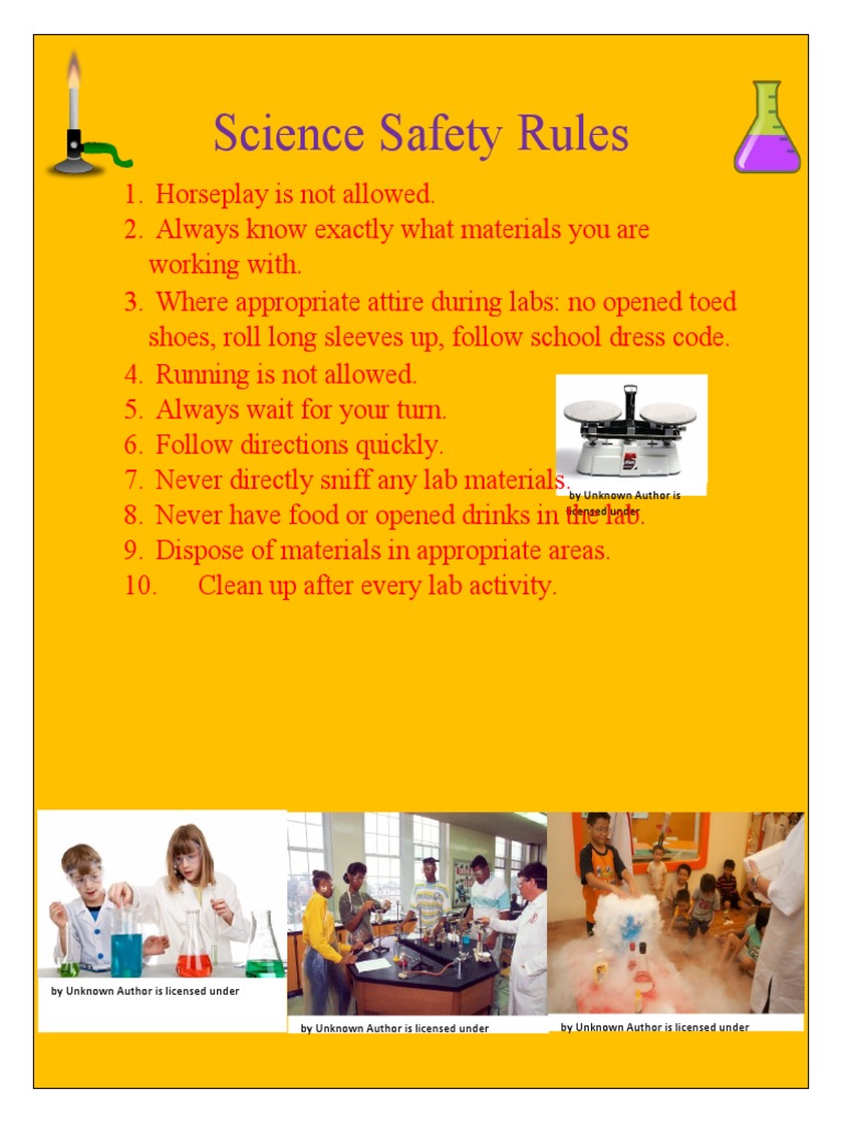 Lab Safety Rules for Students | PDF | Wellness