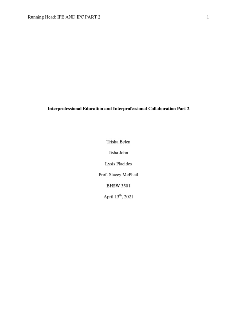 Ipe and Ipc Assignment Part 2 | PDF | Conflict Resolution | Stress Management